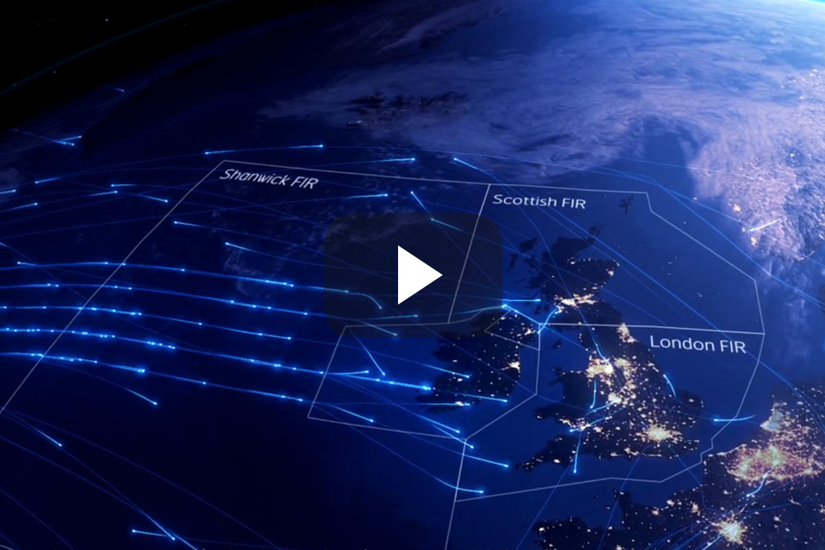 Incredible Airspace Visualization Over The United Kingdom | Boldmethod