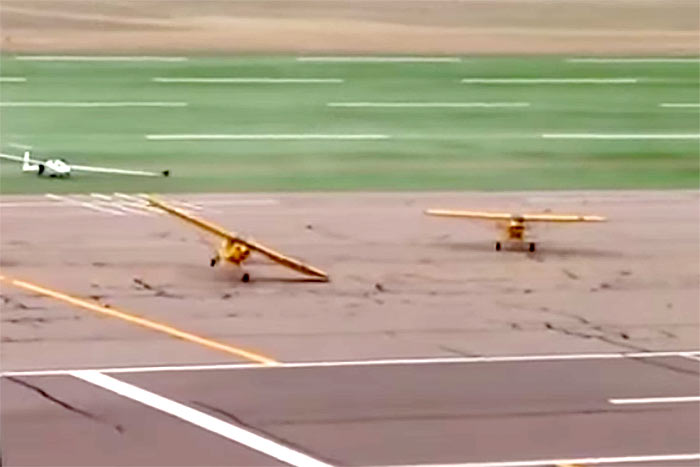 Microburst Blows Planes Off The Ramp In Colorado Springs | Boldmethod