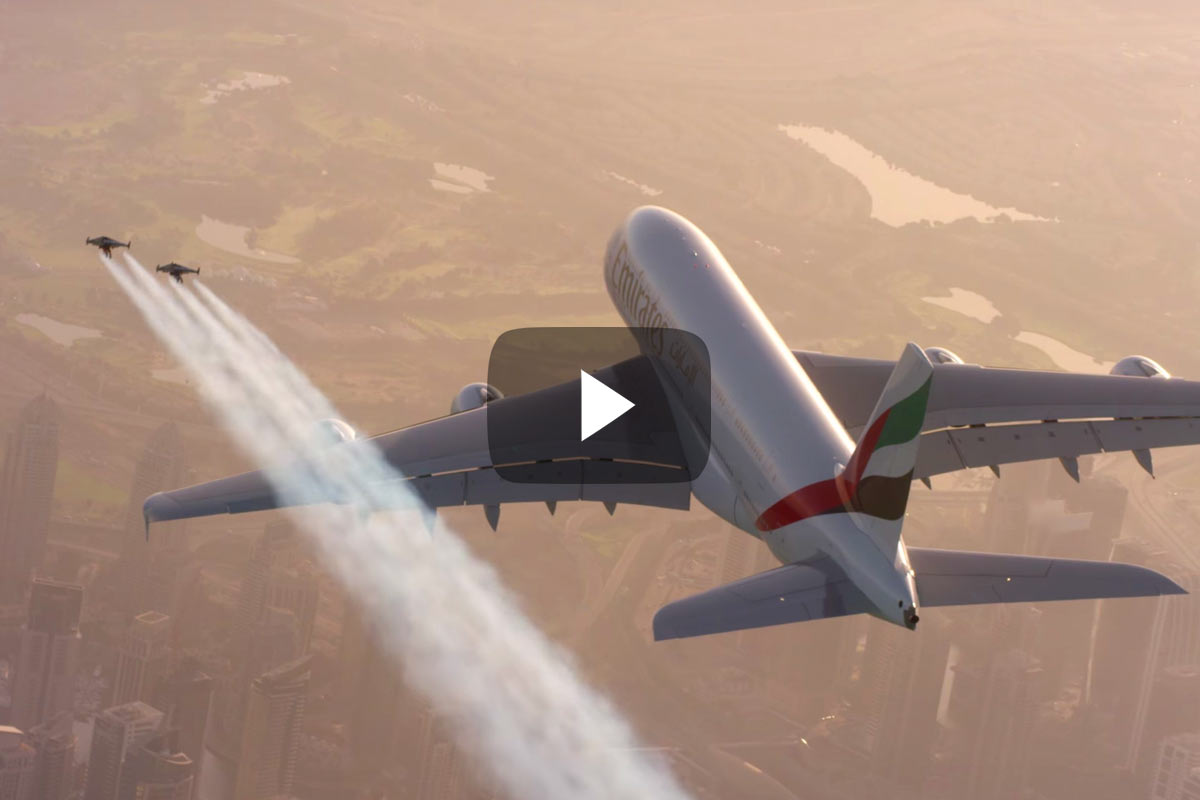 Formation Flight Of Largest and Smallest Jets In The World | Boldmethod