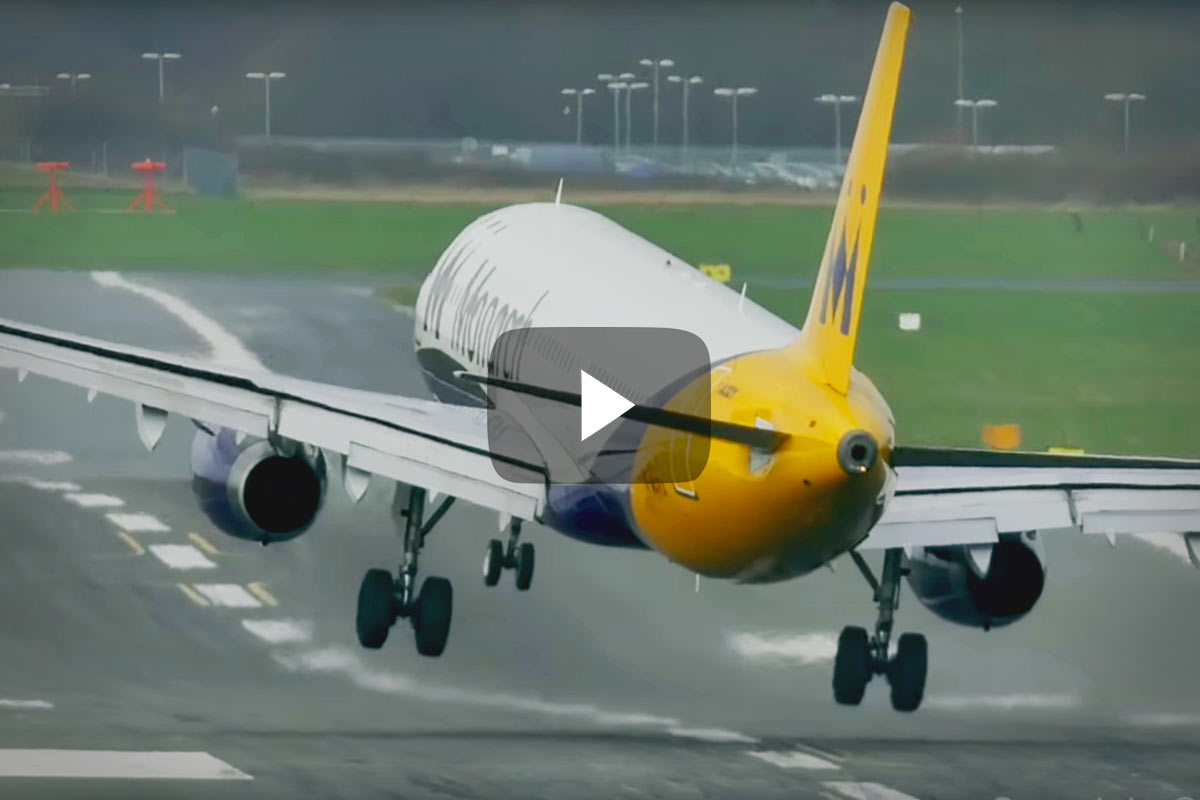 Some Days Landings Are Easy, And Other Days You Have Crosswinds Like ...