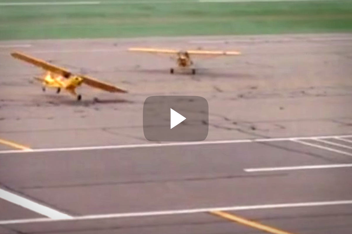 Planes Get Blown Off The Ramp During Microburst | Boldmethod