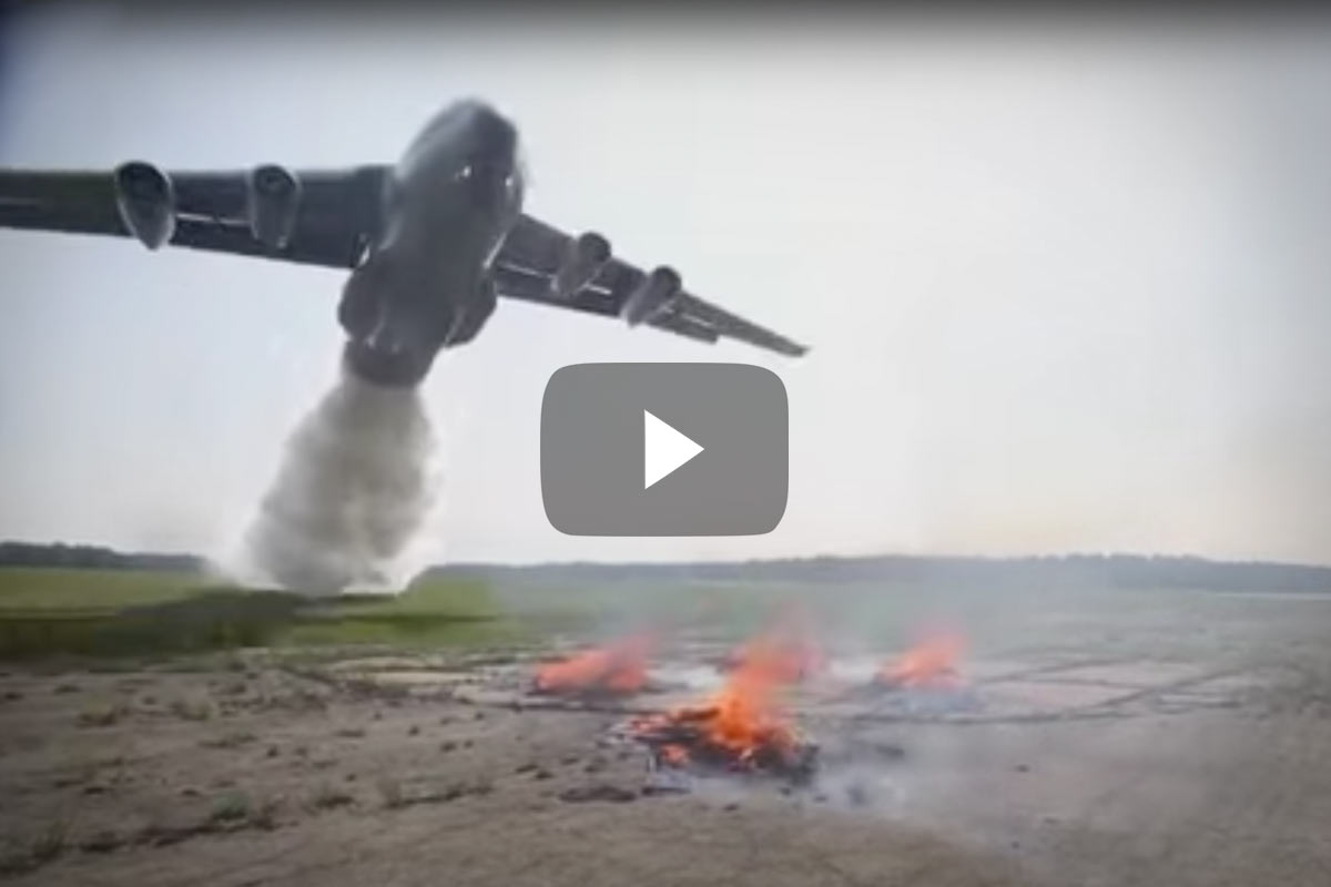 Watch Firefighting Aircraft Drop Water From A Fire's Perspective ...