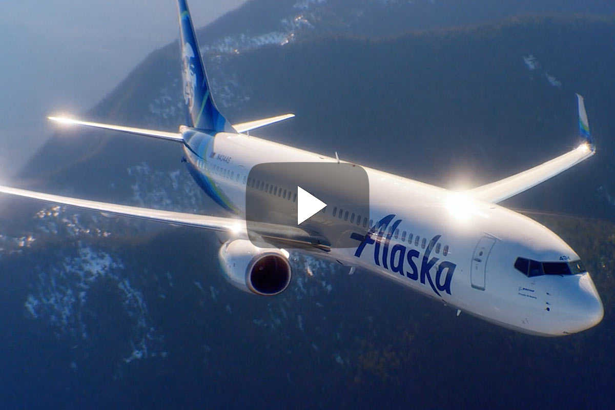 Incredible Footage Of Alaska Airlines' New 737 | Boldmethod