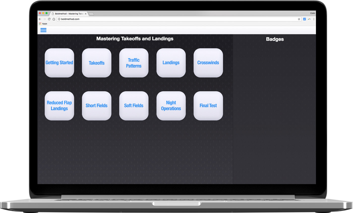 Sign up for Boldmethod's Mastering Takeoffs and Landings | Boldmethod