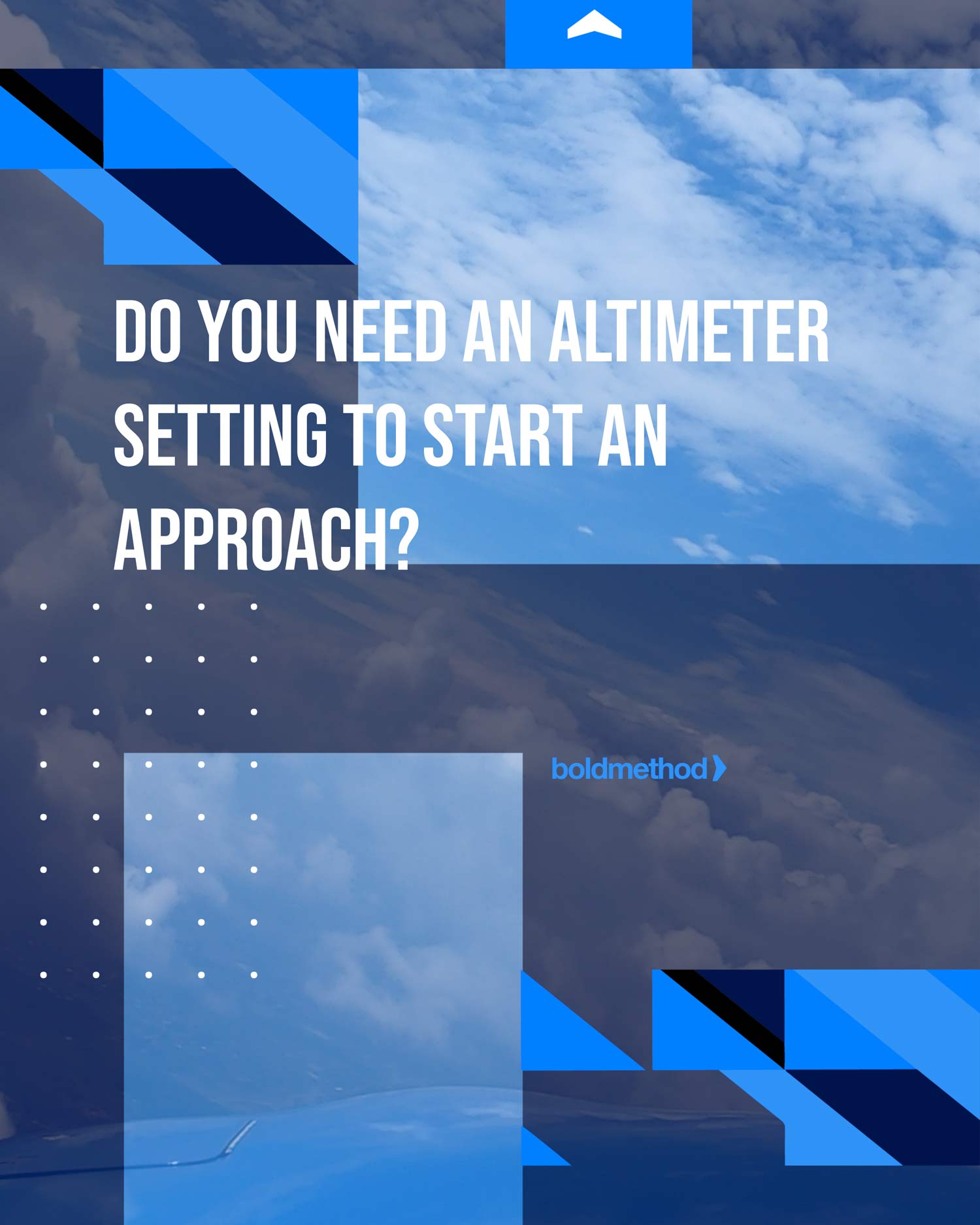 Do You Need An Altimeter Setting To Start An Approach? | Boldmethod